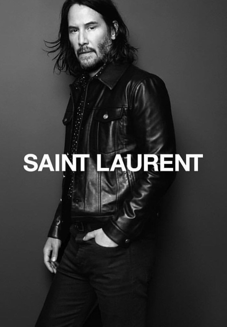 Keanu Reeves Unveiled As Latest Saint Laurent Campaign Star | Fashion ...