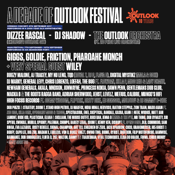 Dizzee Rascal, Wiley Head Up Outlook Festival Line Up | Live | Clash ...